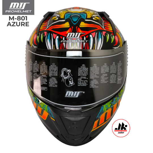 MTS-M801 AZURE FUL FACE KASK